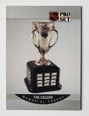 THE CALDER MEMORIAL TROPHY 1990-91 Pro Set Hockey #379 | eBay