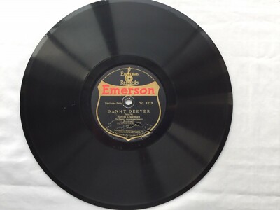 Royal Dadmun 78rpm Single 10-inch Emerson Records #1019 Danny Deever | eBay