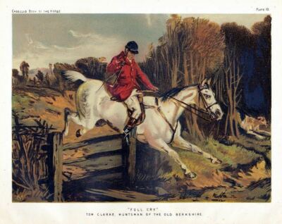 FOX HUNTING ON HORSEBACK WITH DOGS, FULL CRY, HUNTSMAN | eBay