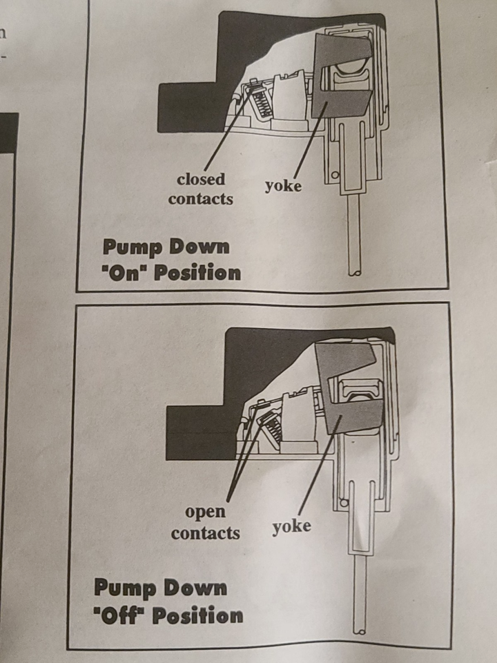 Rhombus SJE 1004850 Vertical Master 10FT Pump Level Float Switch 120V ...