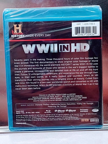 HISTORY CHANNEL WWII IN HD - BLU RAY 2 Disc (2009) | eBay