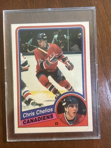 1984 O-Pee-Chee OPC Hockey CHRIS CHELIOS Rookie #259 Canadiens *SEE ...