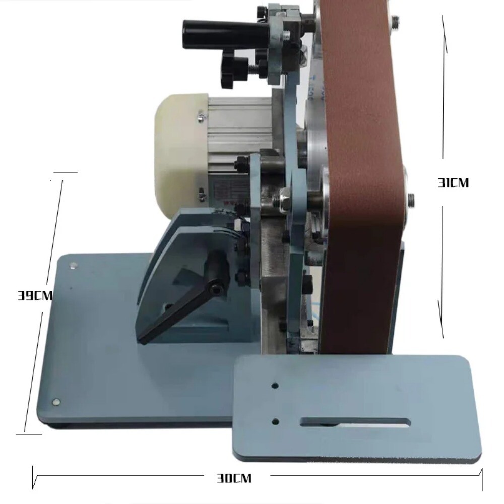 Desktop Small Metal Belt Sander Horizontal Industrial Metal Sander ...