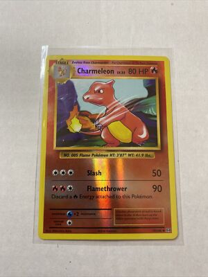 Charmeleon 10/108 Reverse Holo Foil - Pokemon TCG XY Evolutions 10/10 ...