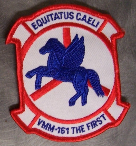 Embroidered Military Patch U S Marine Tiltrotor Squadron VMM-161 NEW ...