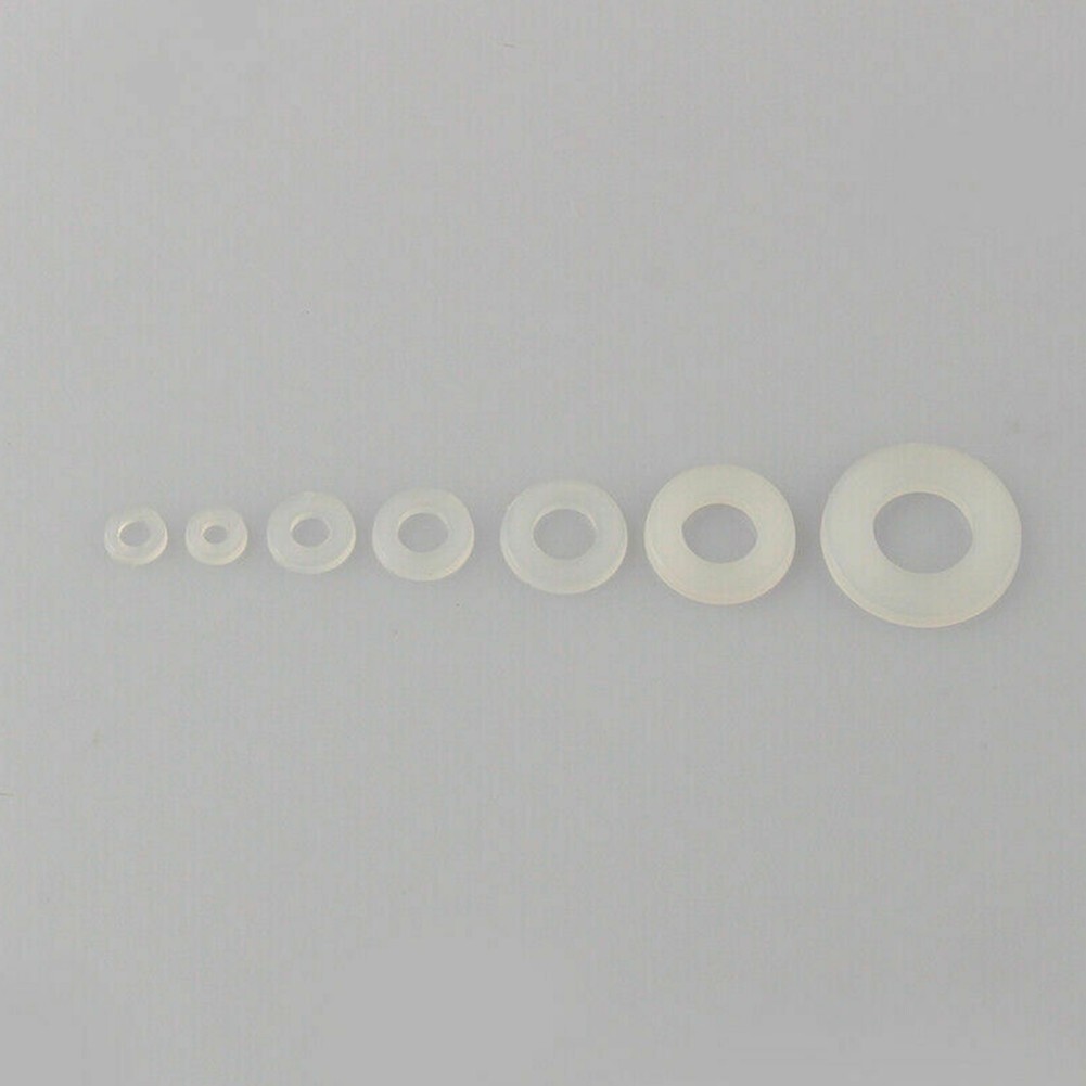 Wear Resistant White Nylon Flat Washers for M2 M2 5 M3 M5 M6 M8 Screws ...