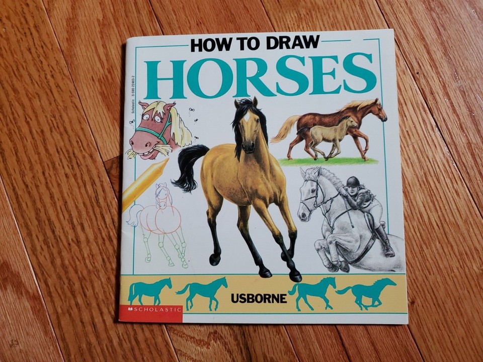 HOW TO DRAW HORSES (YOUNG ARTIST) By Lucy Smith Usborne Book Scholastic ...
