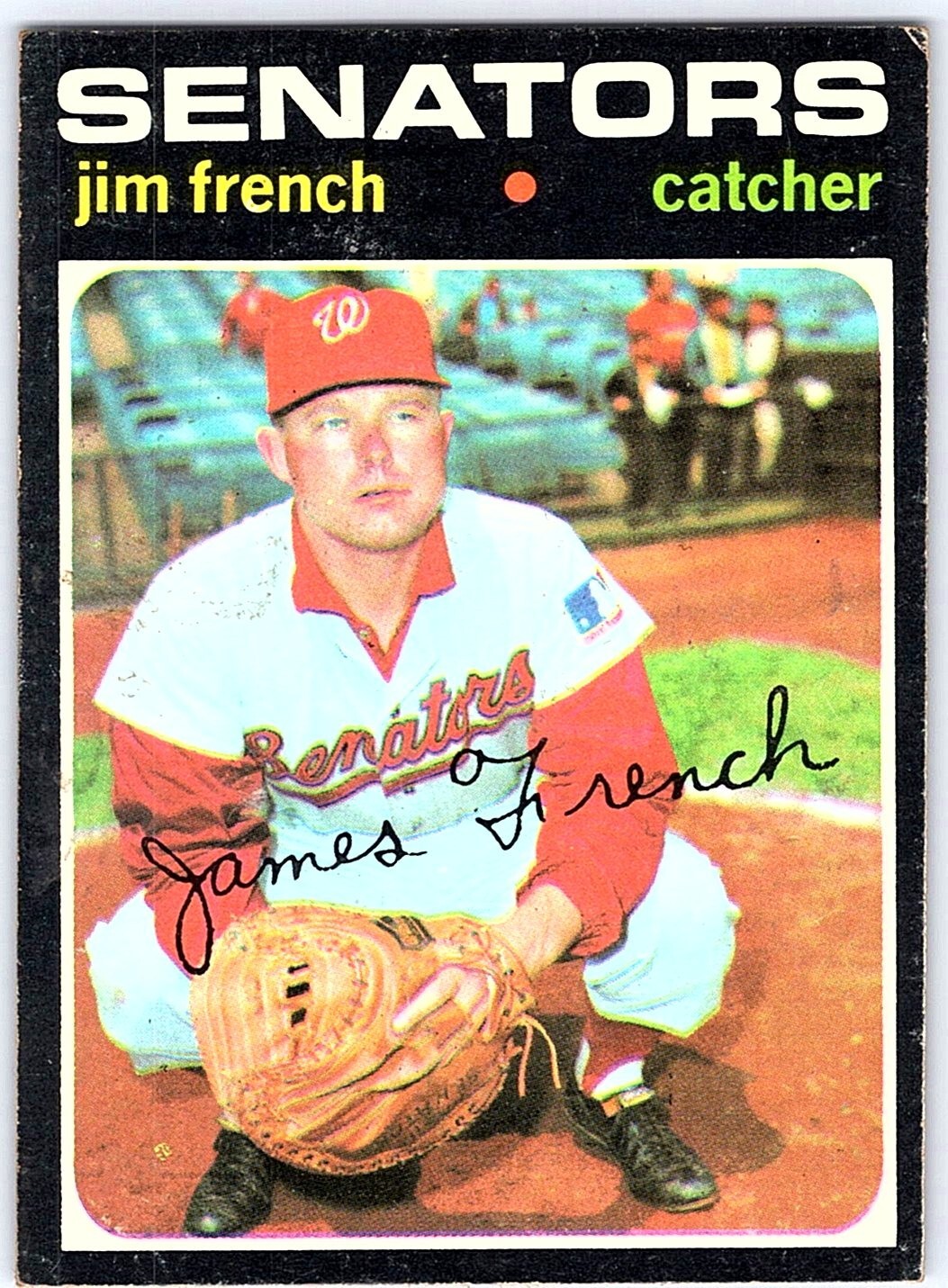 1971 Topps Jim French #399 Washington Senators Baseball Card EX | eBay
