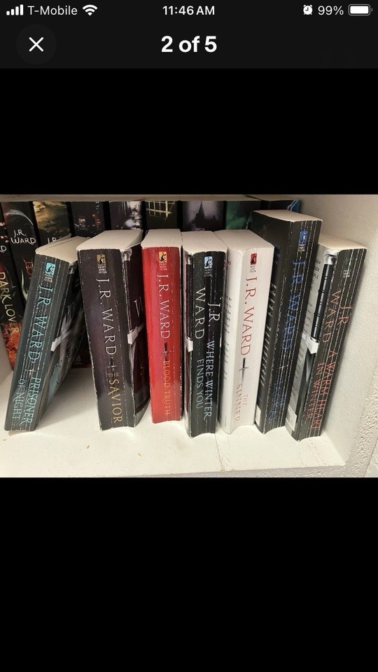 Complete Set Series Lot of All 47 Black Dagger Brotherhood books by J.R ...