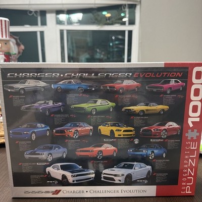 Eurographics Dodge Charger Challenger Evolution 1000 Piece Jigsaw ...