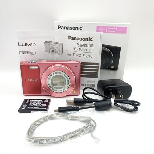 Panasonic LUMIX DMC-SZ10 Pink 16.0 MP 12x Zoom Digital Camera [Rank A+ ...