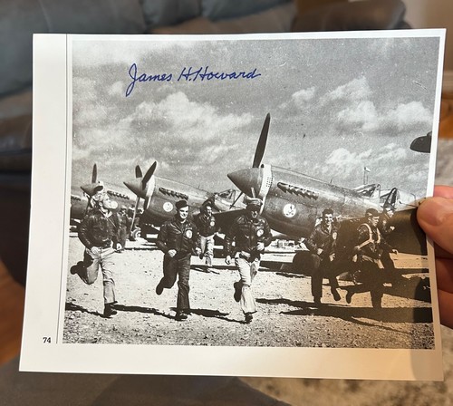 WWII ETO PTO MOH ace James Howard Signed Photo - 12 Kills | eBay