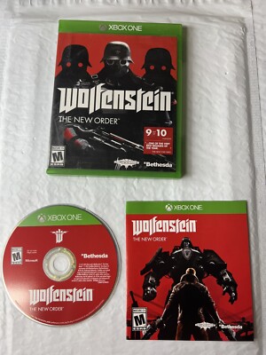 Wolfenstein: The New Order (Microsoft Xbox One, 2014) CIB with Manual ...