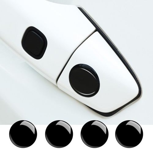 4Pcs Black Car Lock Keyhole Sticker Protection Cover Vehicle ...