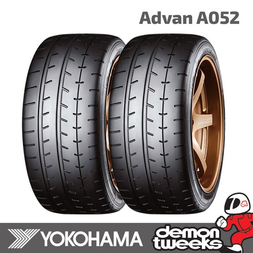 2 x 225/45/16 93W (2254516) Yokohama Advan A052 Road Car / Track Tyres ...