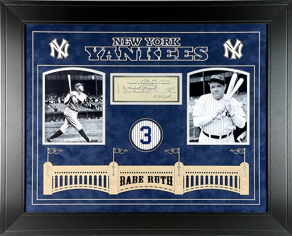 Babe Ruth Autographed Memorabilia | Signed Photo, Jersey, Collectibles ...