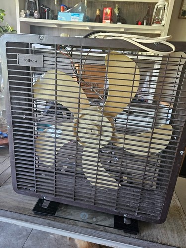 Vintage metal box fan | eBay