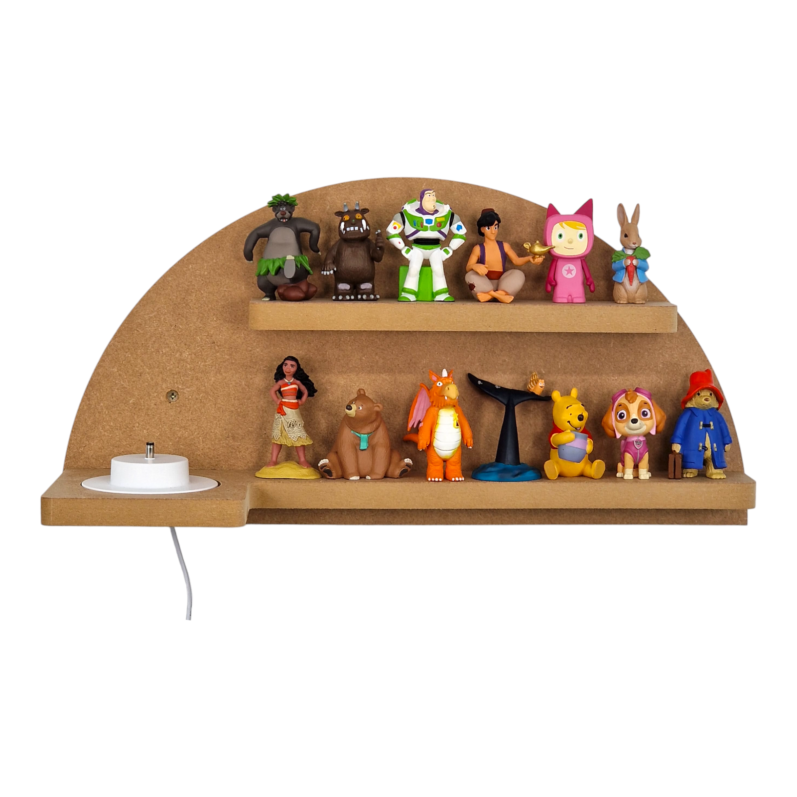 Semi Circle Tonie Shelf Suitable for Toniebox & Tonie Storage Wall ...