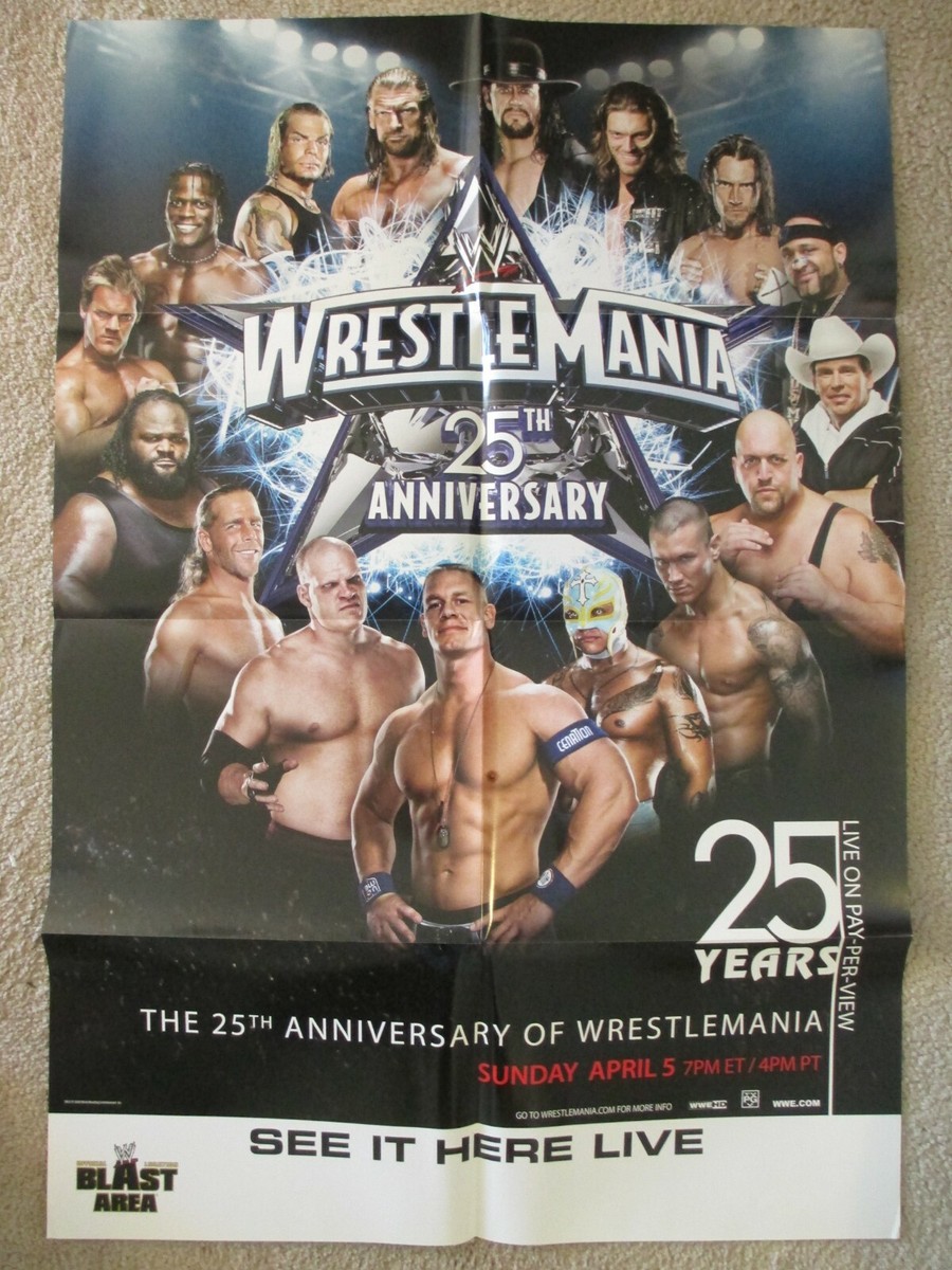 Wrestlemania 25 Poster