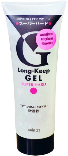 MANDOM GATSBY G Long Keep Gel Super Hard Hair styling 225g ...