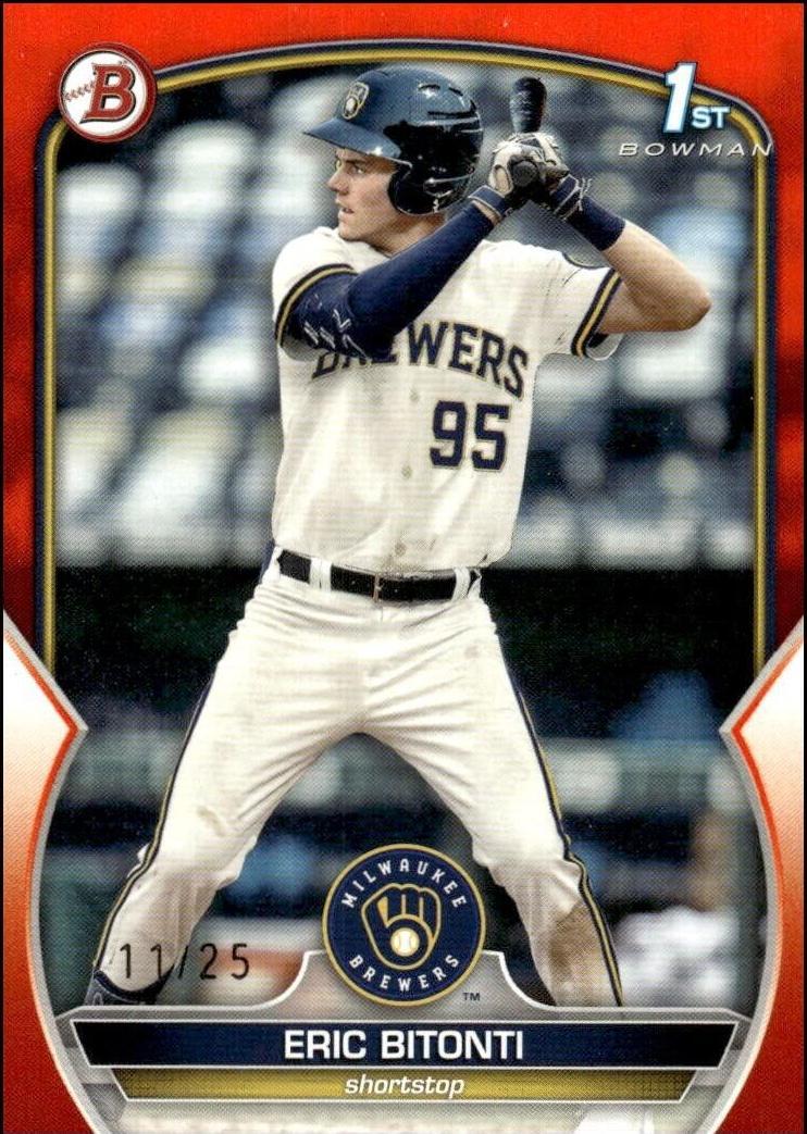 2023 Bowman Draft - Eric Bitonti #BD-134 Orange /25 (RC) for sale ...