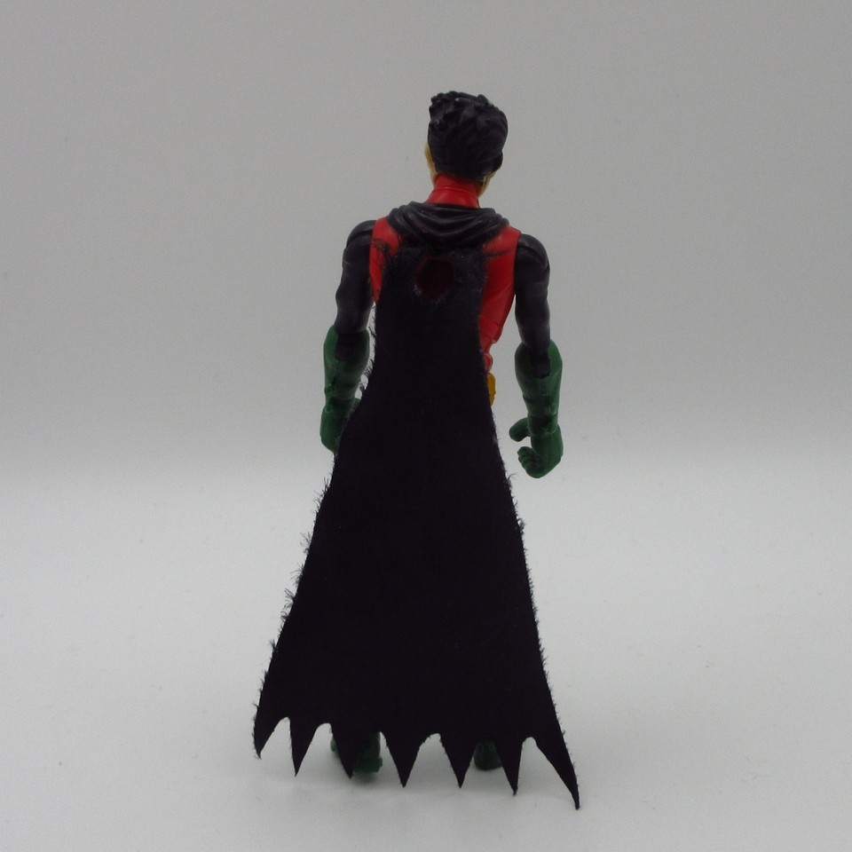 DC Comics Spin Master The Caped Crusader ROBIN Action Figure 4" Batman ...