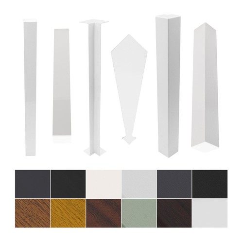 uPVC Fascia Board Trims Corners Plastic Joints Roofline Reveal Liner ...