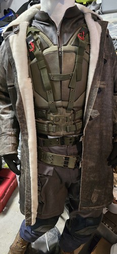 UD Replicas Tom Hardy Bane Leather Suit, Trench Coat, Pants, Belt and ...