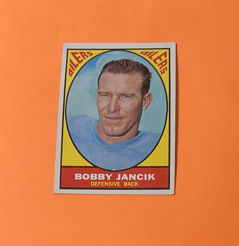1967 Topps #47 Bobby Jancik *NICE LOOKING* Football Card #50AB ...
