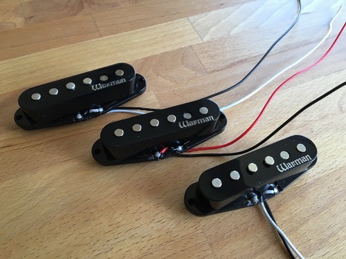 Warman Texas Triple Hots single coil guitar pickups, staggered poled ...