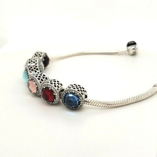 Pandora 925 791725 Radiant Hearts many colors Cubic zirconium slide ...