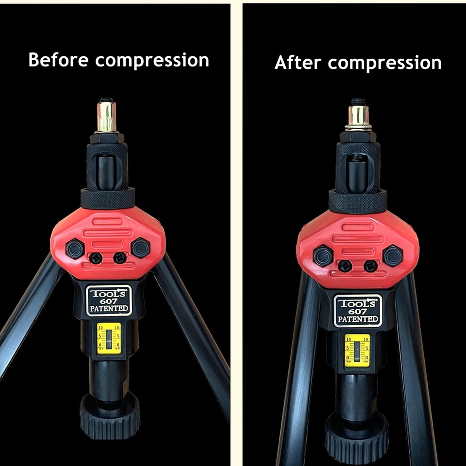 16" Hand Rivet Nut Setter Kit, Professional Long Handle Threaded Insert ...