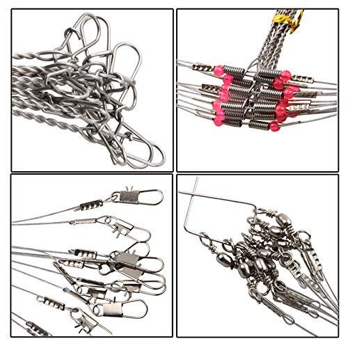 Fishing Leaders, Stainless Steel Fishing Wire Saltwater Tackle Rig with ...