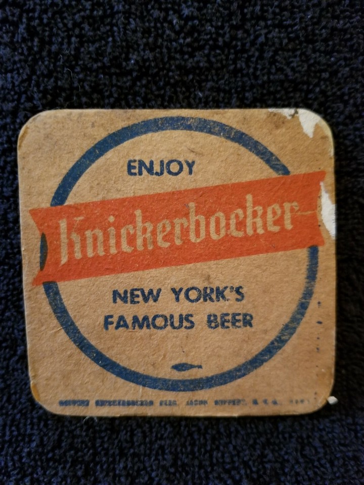Vintage Knickerbocker Beer Coaster | eBay