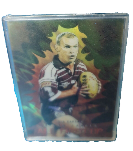 Allan Langer🏆Dynamic 1996 State of Origin Old Captain #132 Acetate Card ...