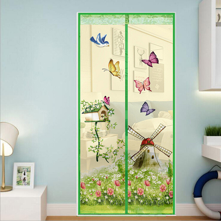 MAGNETIC AUTOMATIC CLOSING DOOR CURTAIN BUG INSECT FLY MOSQUITO SCREEN ...