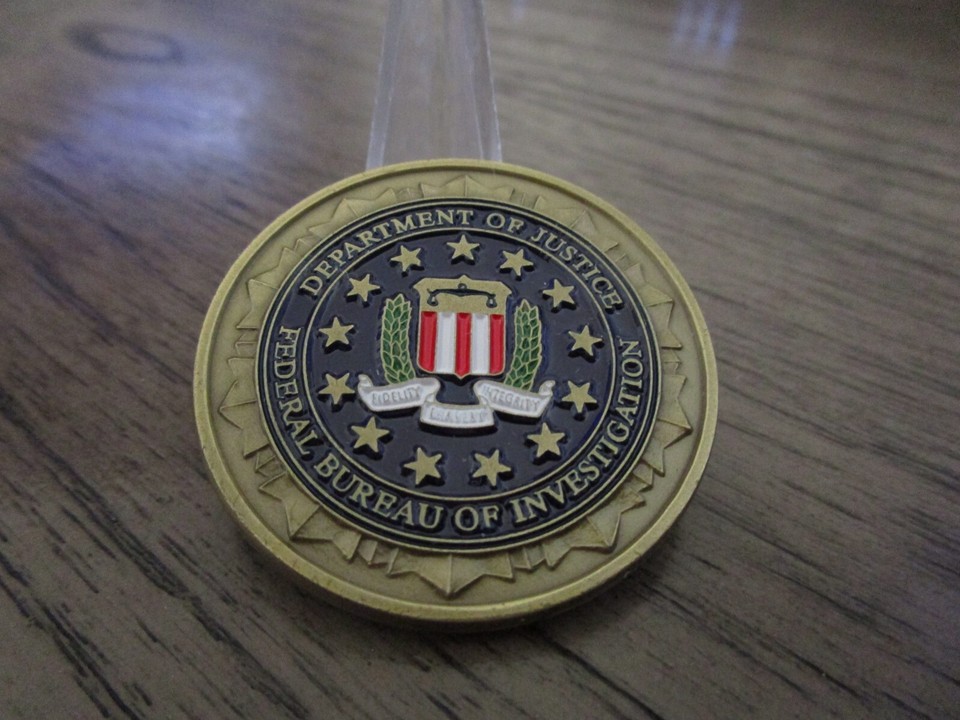 DOJ FBI San Diego Division Building Commemoration 2013 Challenge Coin ...