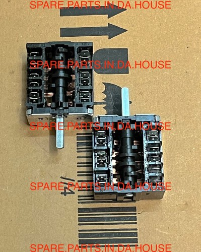 2 x Genuine Euromaid Stove Cooktop Hotplate Control Switch SC600 SEG600 ...