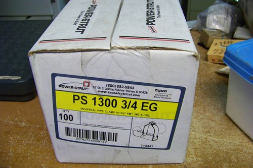 NEW Power-Strut PS 1300 3/4 EG Universal Pipe Clamp (100 Ct) | eBay