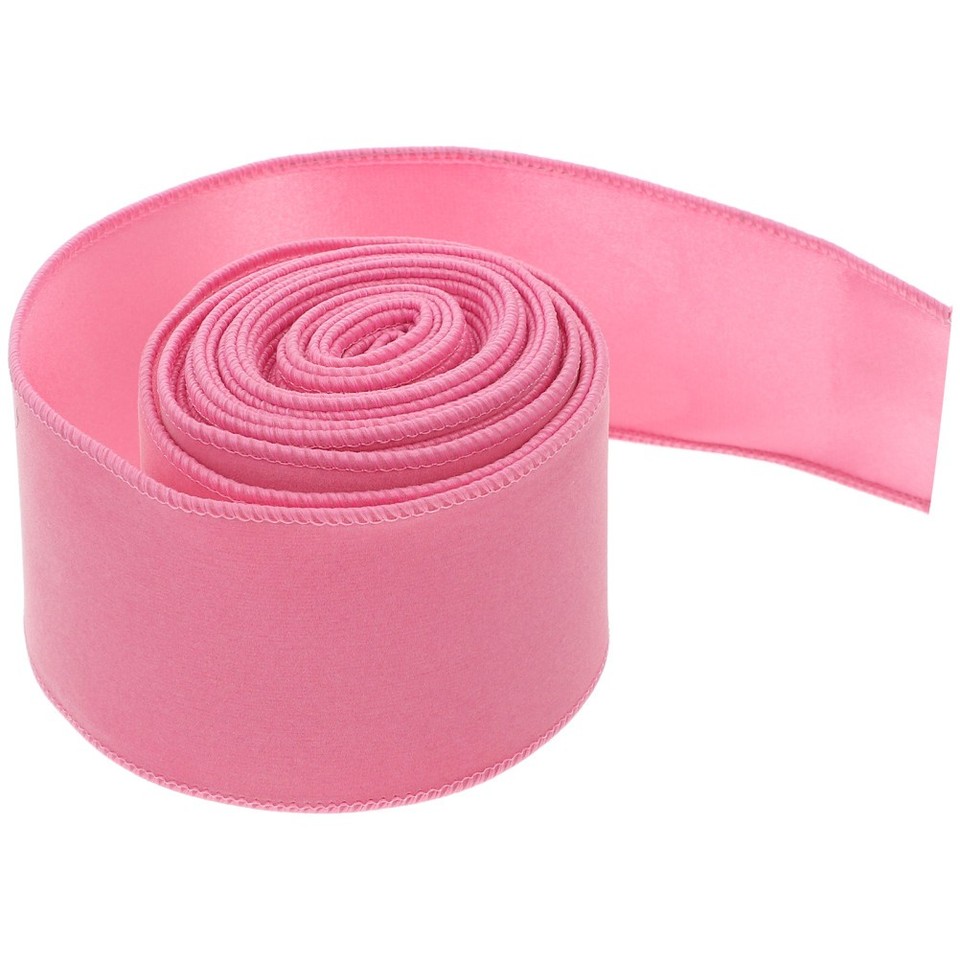 Pink Ribbon Vintage Satin Edge Wrapping Ribbon for DIY Crafting Tree ...