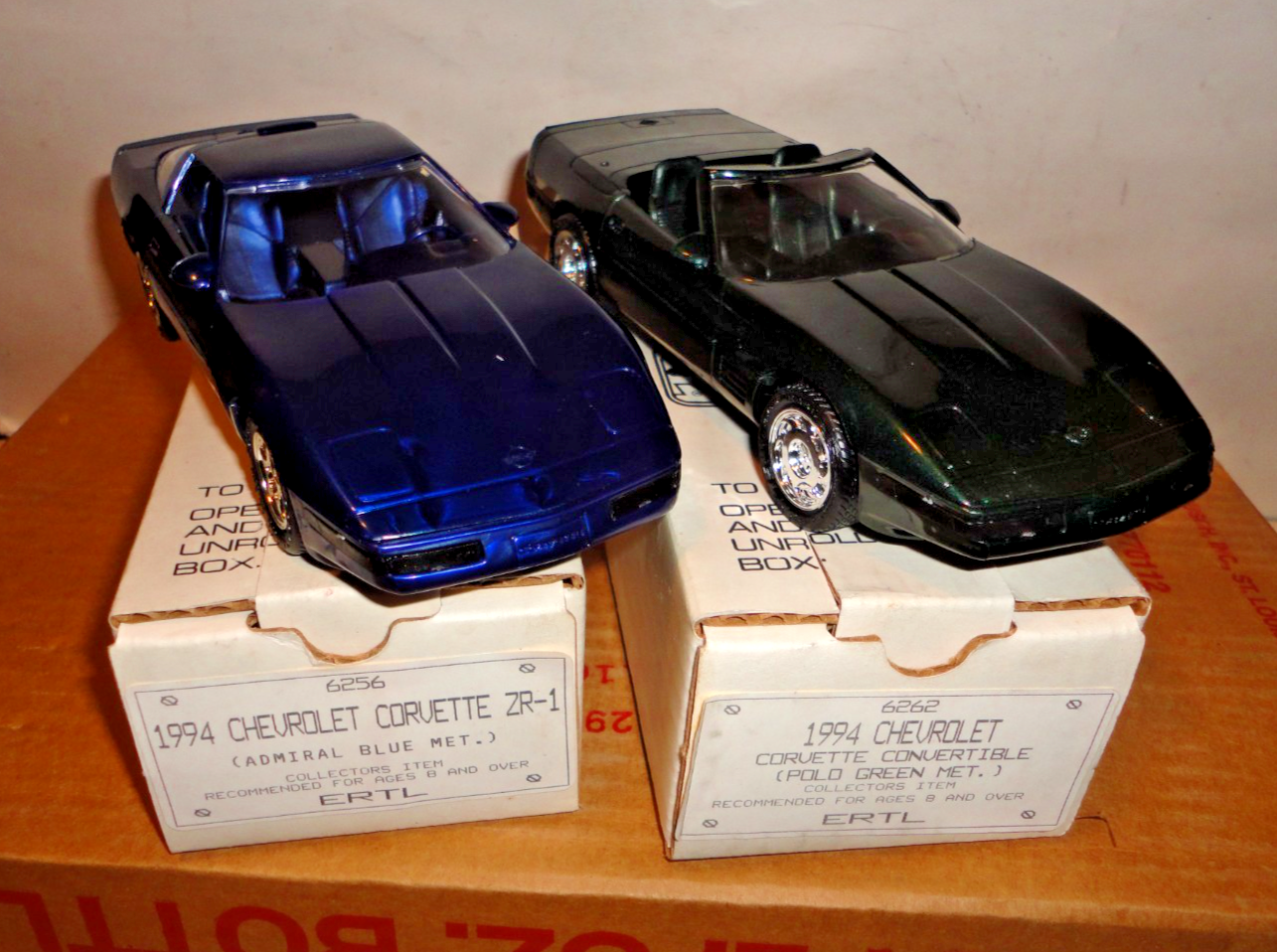 TWO (2) VINTAGE 1994 CHEVROLET CORVETTE PROMO CARS | eBay