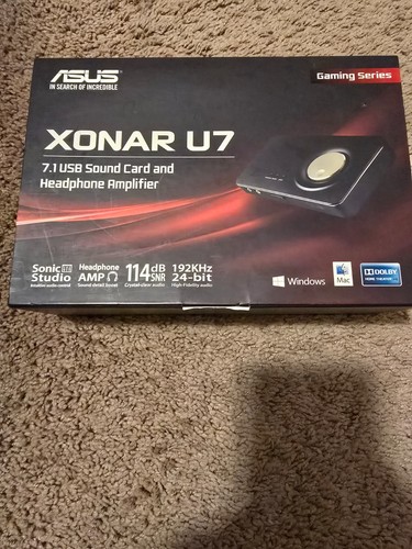 Asus Xonar U7 External USB Sound Card and Headphone Amplifier | eBay
