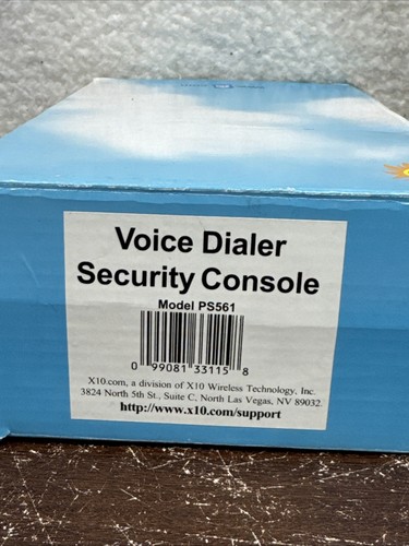 Powerhouse X-10 PS561 Personal Voice Dialer Home Security Console Base ...