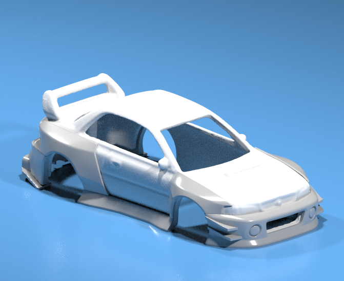 Wide Body Kit For Hot Wheels Subaru Impreza 22B - Resin - 3d Printed | eBay