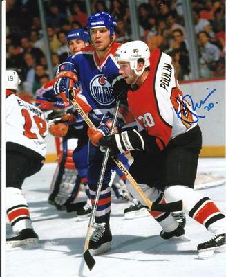 DAVE POULIN Autographed Signed 8" x 10" Photo Philadelphia Flyers COA ...