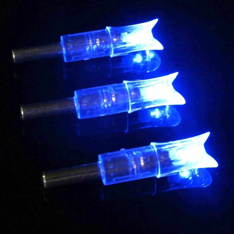 6X 20" Pure Carbon Crossbow Bolts Arrows .006 /3X Lighted Nocks ...