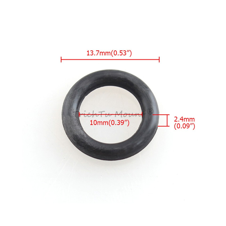 100pcs Motorcycle Oil Drain Plug O-Rings Black Fit for Harley Davidson ...