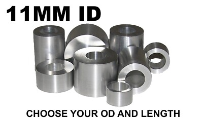 ALUMINUM 11MM ID X 20MM, 19MM, 18MM, 17MM OR 16MM OD BUSHING SPACER | eBay