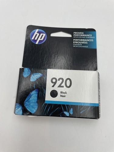 HP 920 Black Ink Cartridge GENUINE NEW Exp 12/2020 | eBay