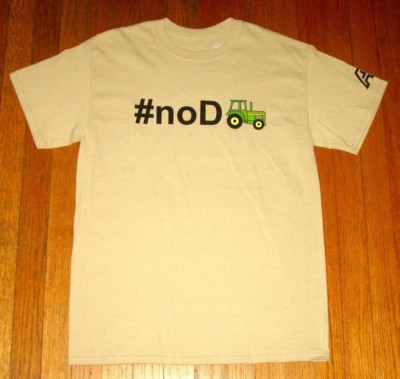 John Deere Tractor #noD ADP T-Shirt, Men's Size SMALL, Tan Cotton Tee ...